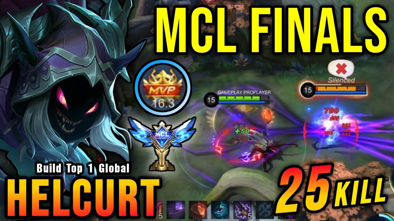 MCL FINALS!! 25 Kills Helcurt Insane One Shot Damage Build!! - Build ...