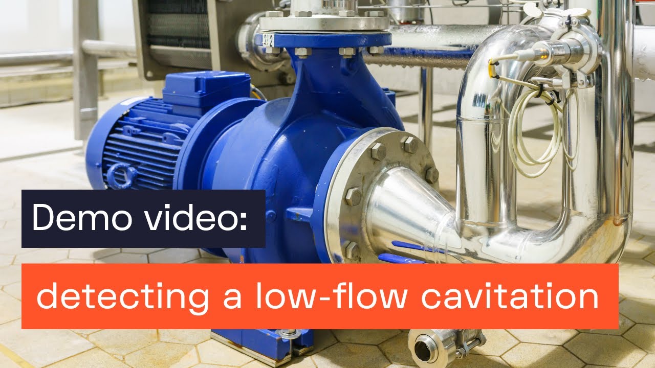 Detecting low-flow cavitation using predictive maintenance system SAM4 ...