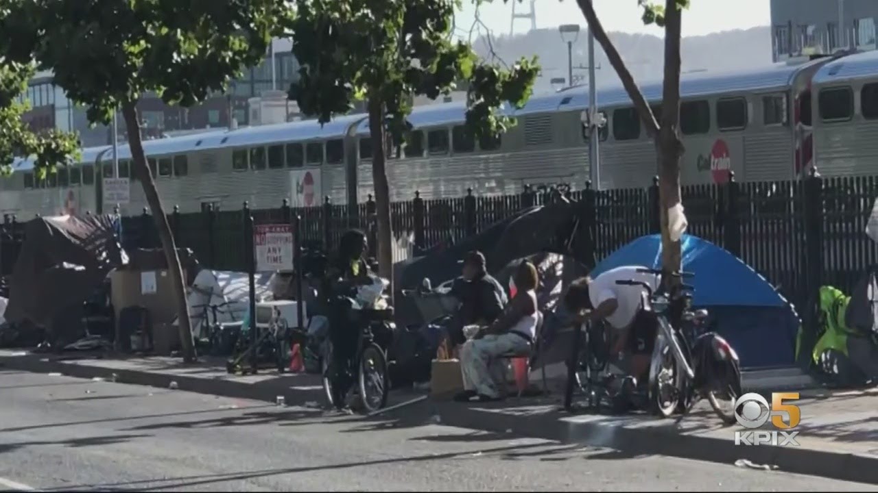 Neighbors See Homeless Encampment Growing In Mission Bay - YouTube
