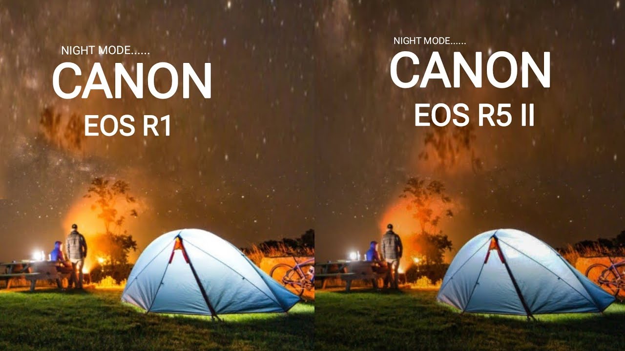 Canon Eos R1 VS Canon Eos R5 Mark II Camera test Comparison - YouTube