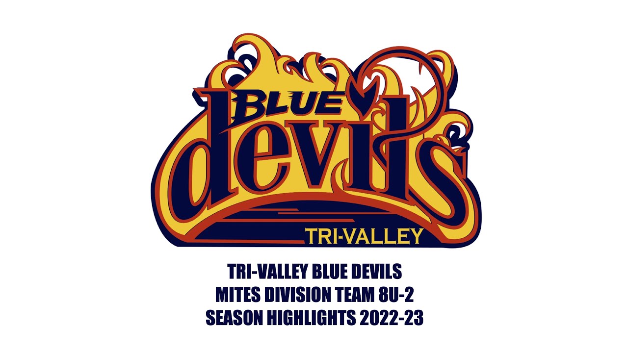 Tri-Valley Blue Devils Mites Team 8U2 Season Highlights 2022-23 - YouTube