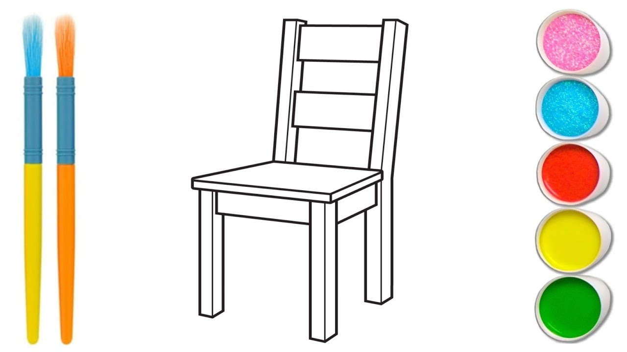 How to draw a chair || Chair drawing easy for kids || Easy drawing ...