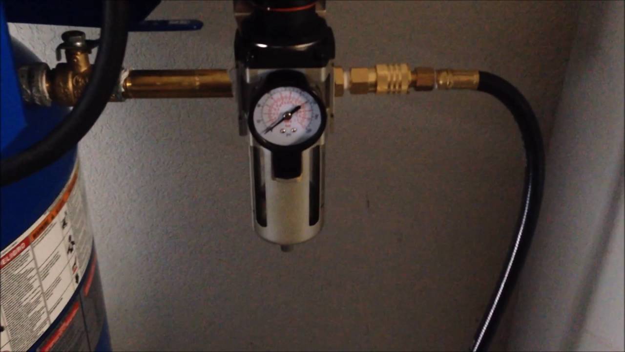 60 Gallon Compressor Quincy quick setup - YouTube