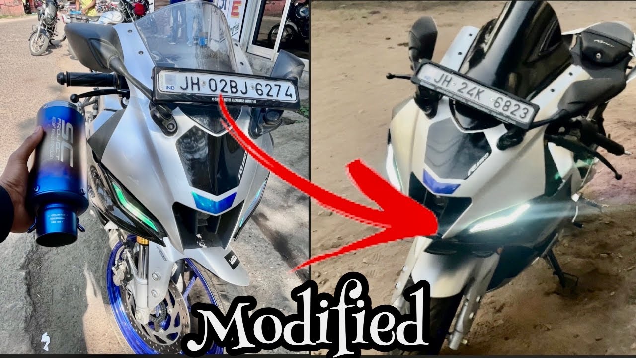 YAMAHA R15m 🤘Full Modified #vlog #thedk05rider #dailyvlogger #r15m# ...