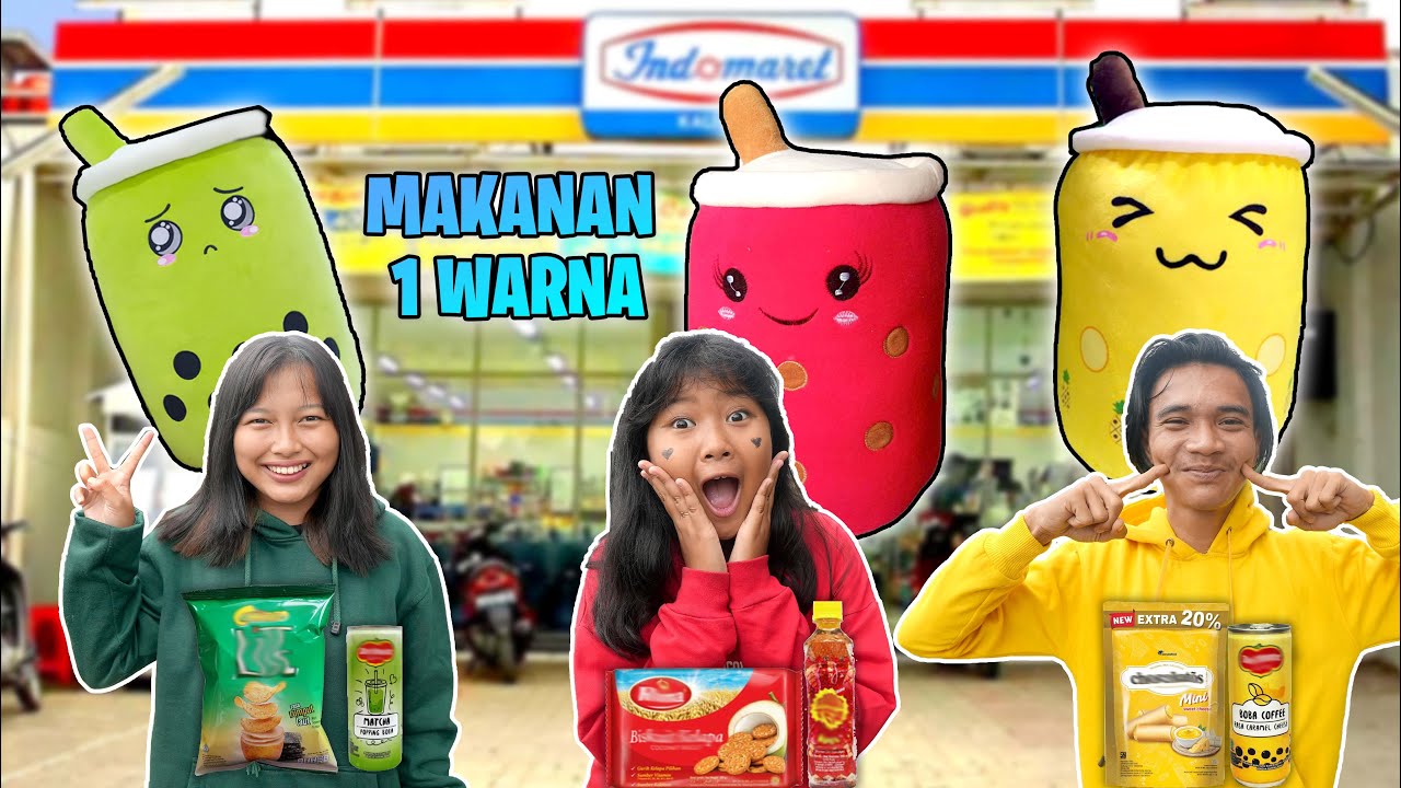 TANTANGAN BELANJA 1 WARNA SESUAI WARNA BONEKA BOBA DI MINIMARKET ...
