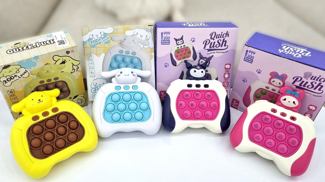 KUROMI Pop It Game Unboxing And Review _Satisfying electric game ...