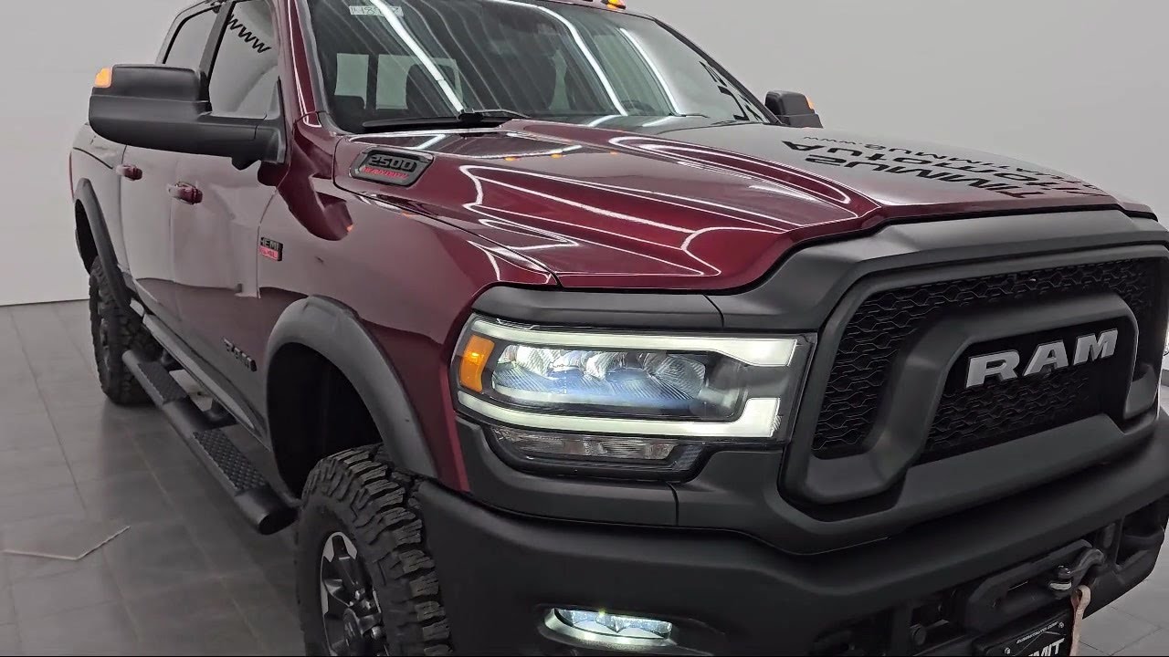 2019 Ram Ram 2500 Power Wagon Delmonico Red Pearlcoat Used. walk around ...