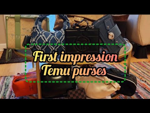 Temu Purses Haul - YouTube