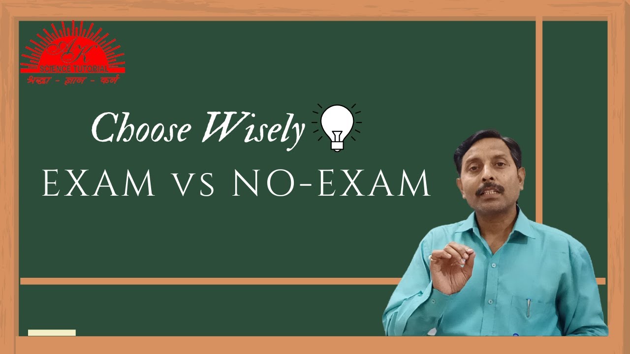 Information - Exam vs NO- Exam - YouTube