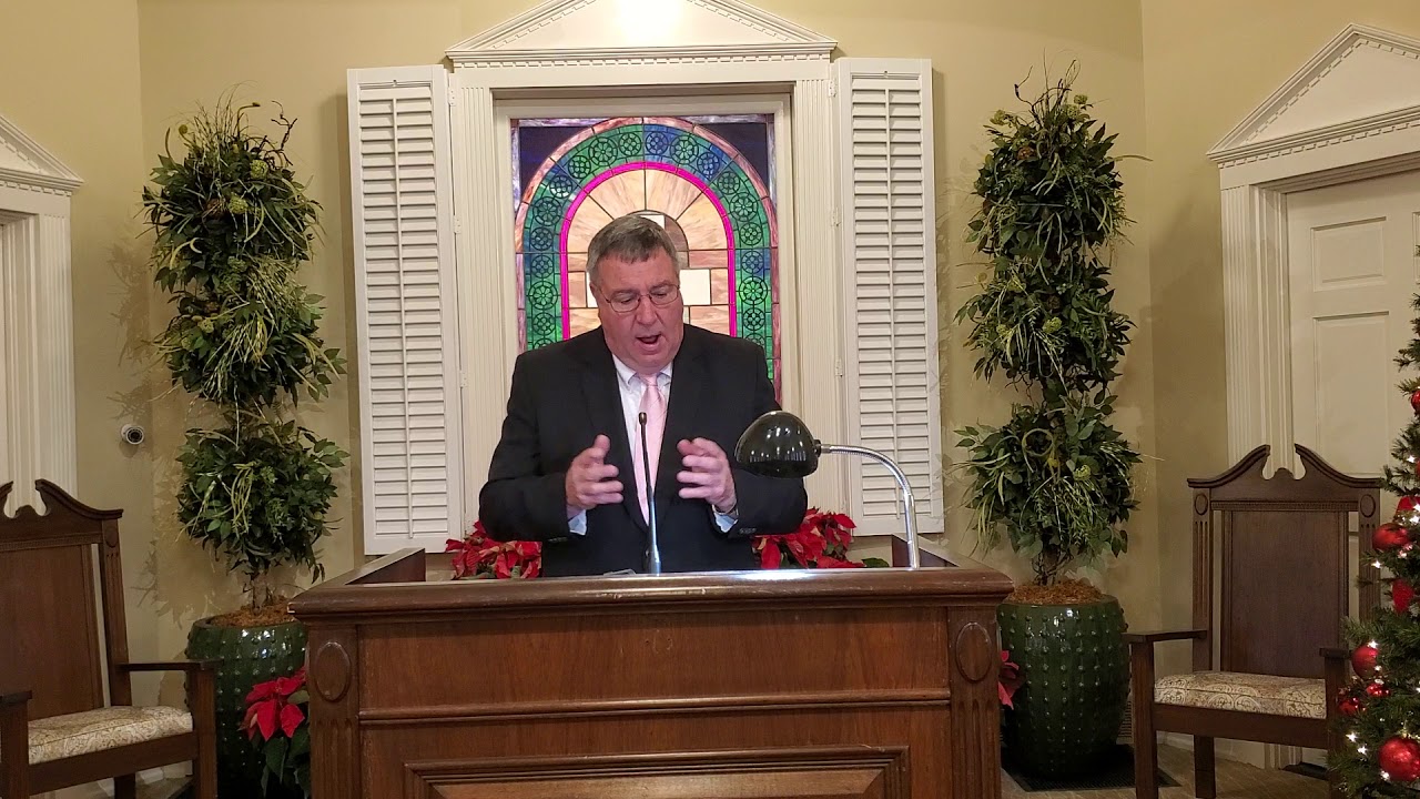 Metter Primitive Baptist Church Elder Mike Newman Sunday, December 13 ...