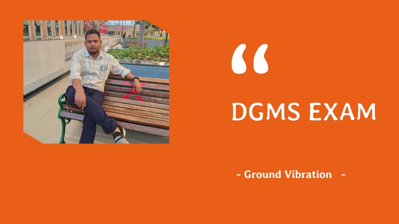 DGMS # dgms exam# ground vibration# - YouTube