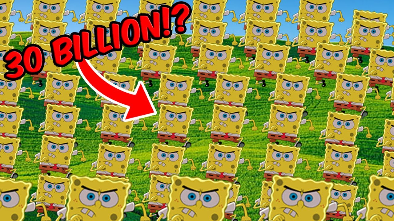 What Does 30 BILLION SpongeBobs Look Like? - YouTube