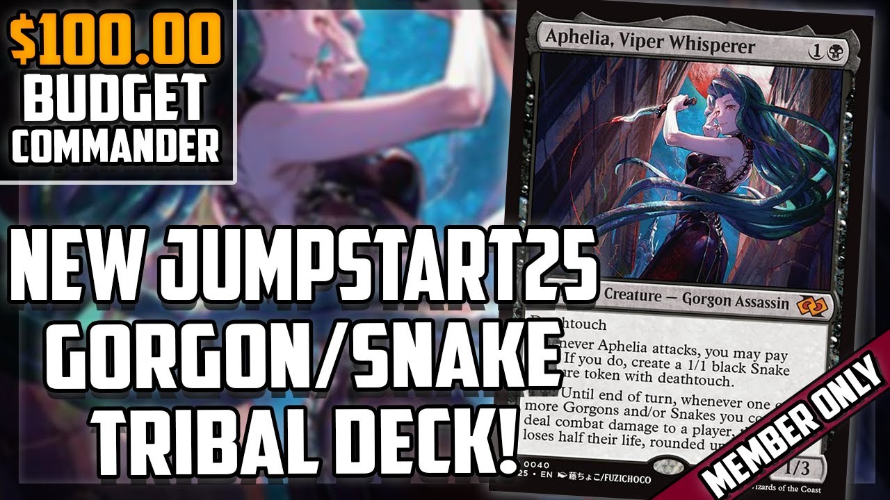 Budget Bites! 🐍 $100 Gorgon/Snake Deathtouch Commander Deck Brew ...