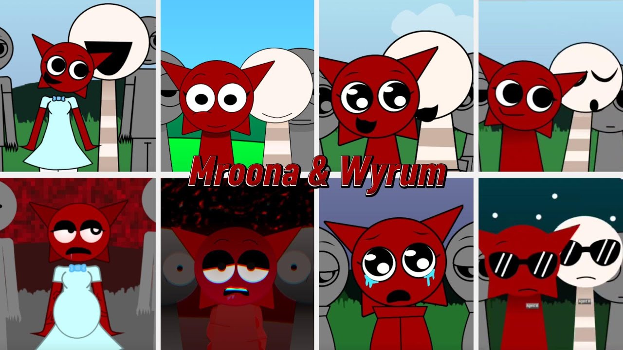 Incredibox Sprunki BUT ONLY Mroona & Wyrum In ALL Different And New ...