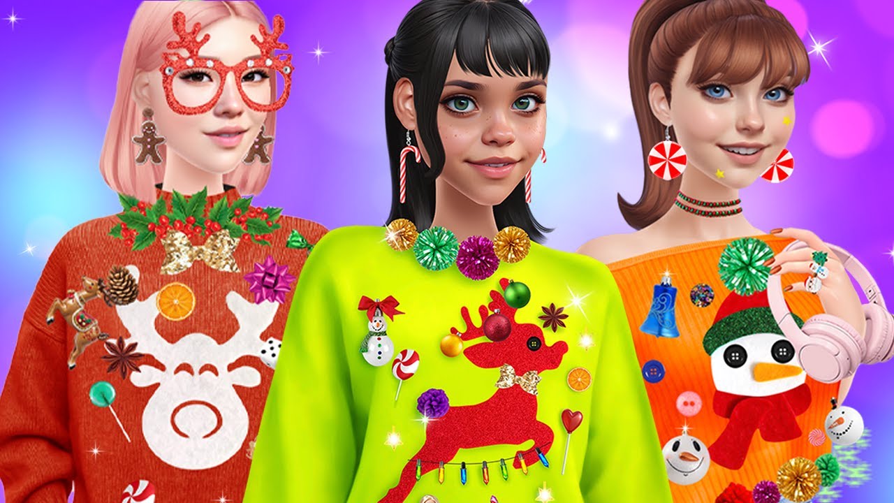 DIY Ugly Christmas Sweater - Prinxy Games - YouTube