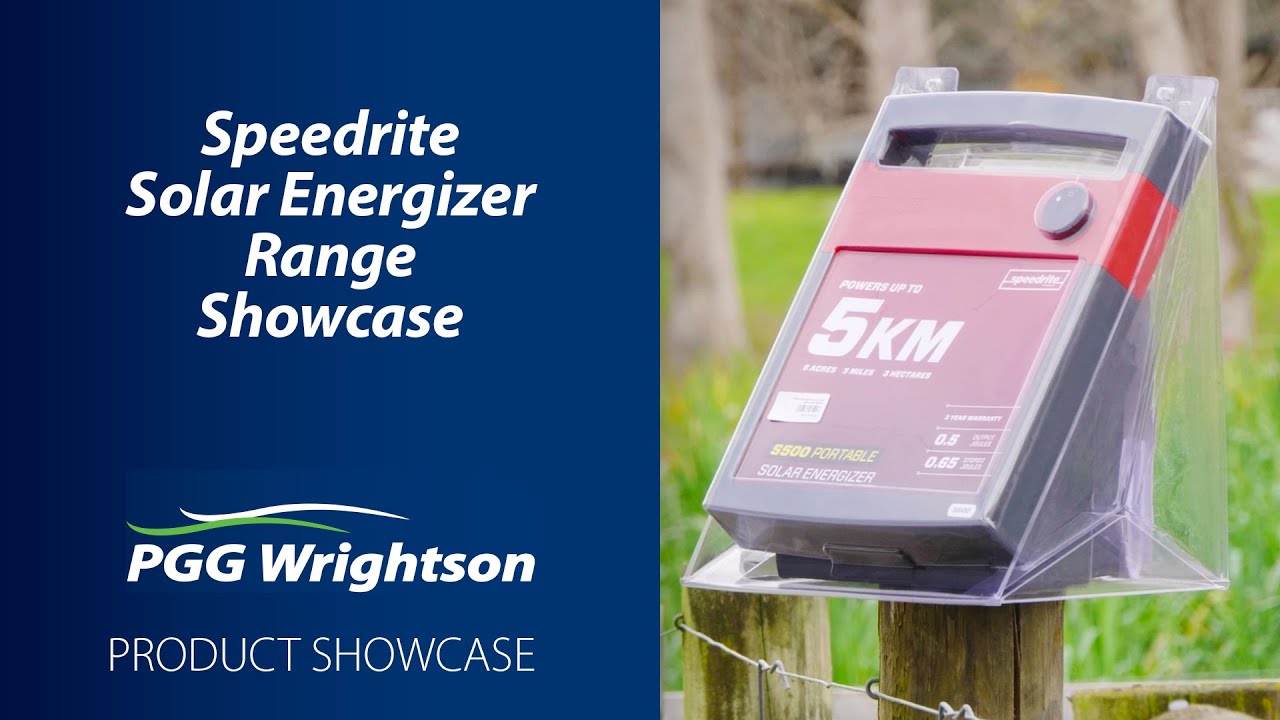 Speedrite Solar Energizer Range Showcase | PGG Wrightson - YouTube