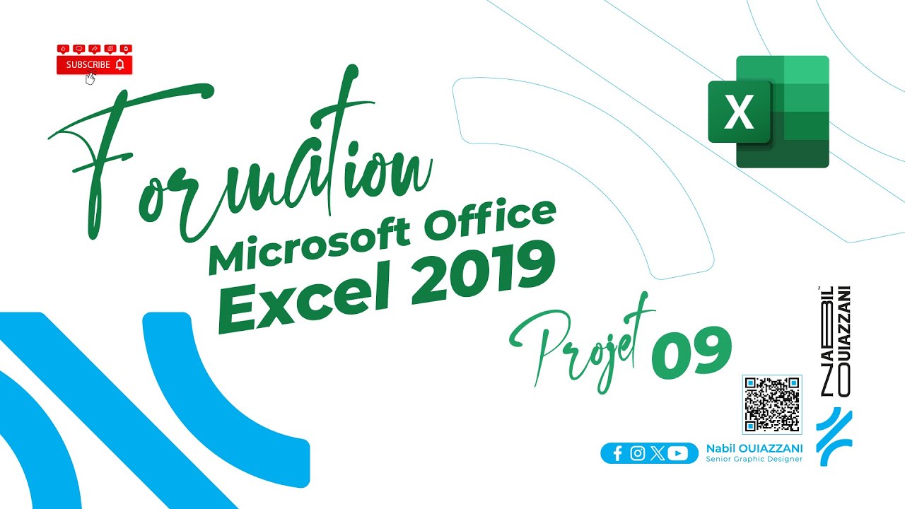 Formation Microsoft office excel 2019: Projet 09 - YouTube