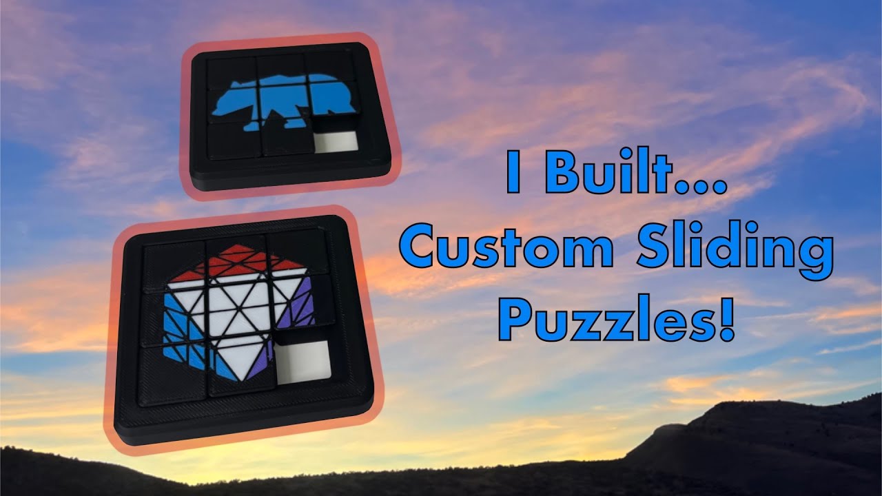 I Built Custom Sliding Puzzles! (FTO and @CubingBear108 Designs) - YouTube