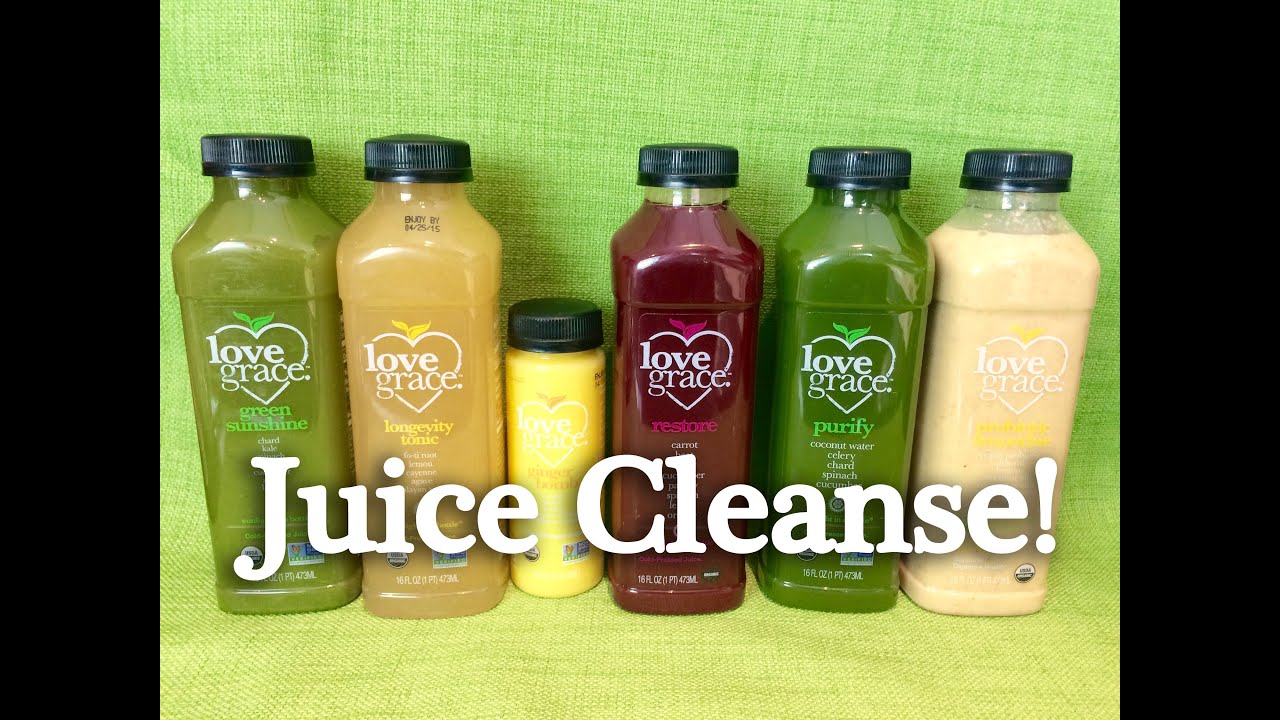 Love Grace 1-Day Juice Cleanse - YouTube