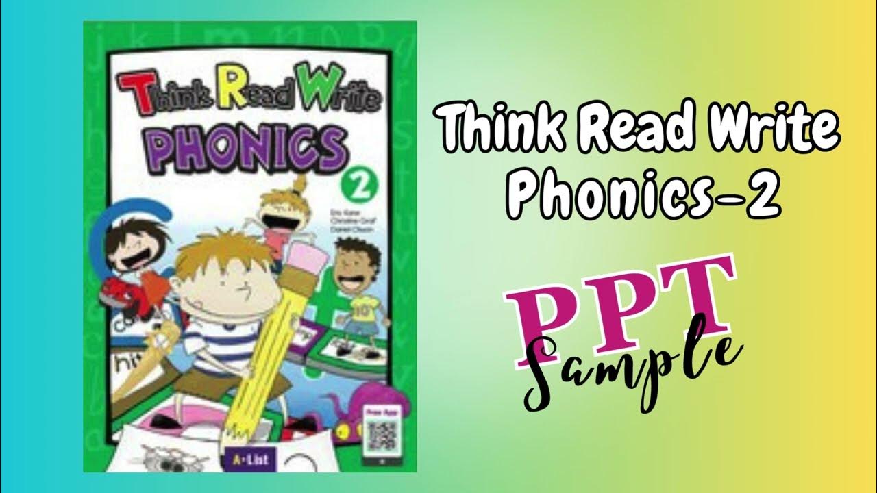 THINK READ WRITE PHIONICS 2 | ESL Teacher Chloe Vee - YouTube