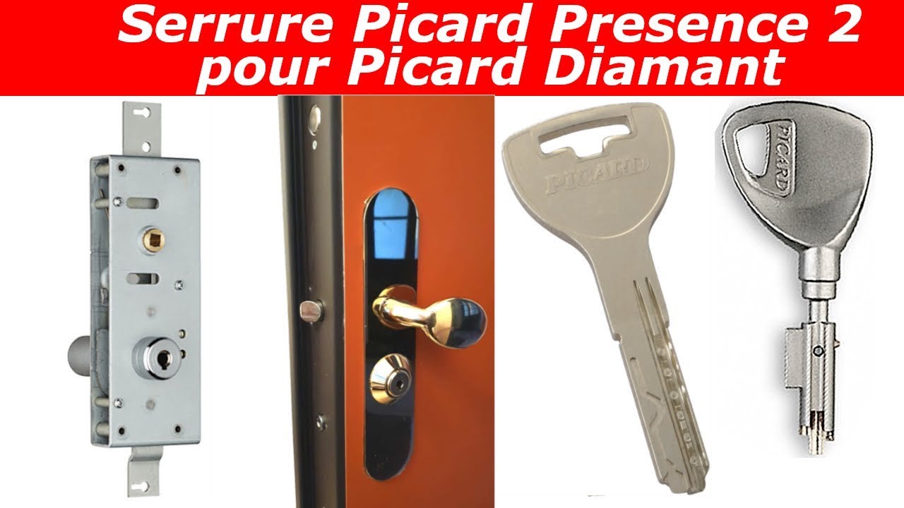 TUTO comment changer une serrure presence 2 pour porte picard diamant ...