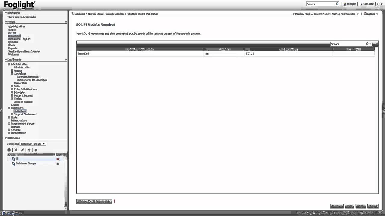 How to install and upgrade a Foglight SQL Server 5.7 cartridge to an ...
