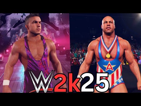WWE 2k25 - Battle of the Olympians|Chad Gable vs Kurt Angle|PS5 UHD (4K) - YouTube