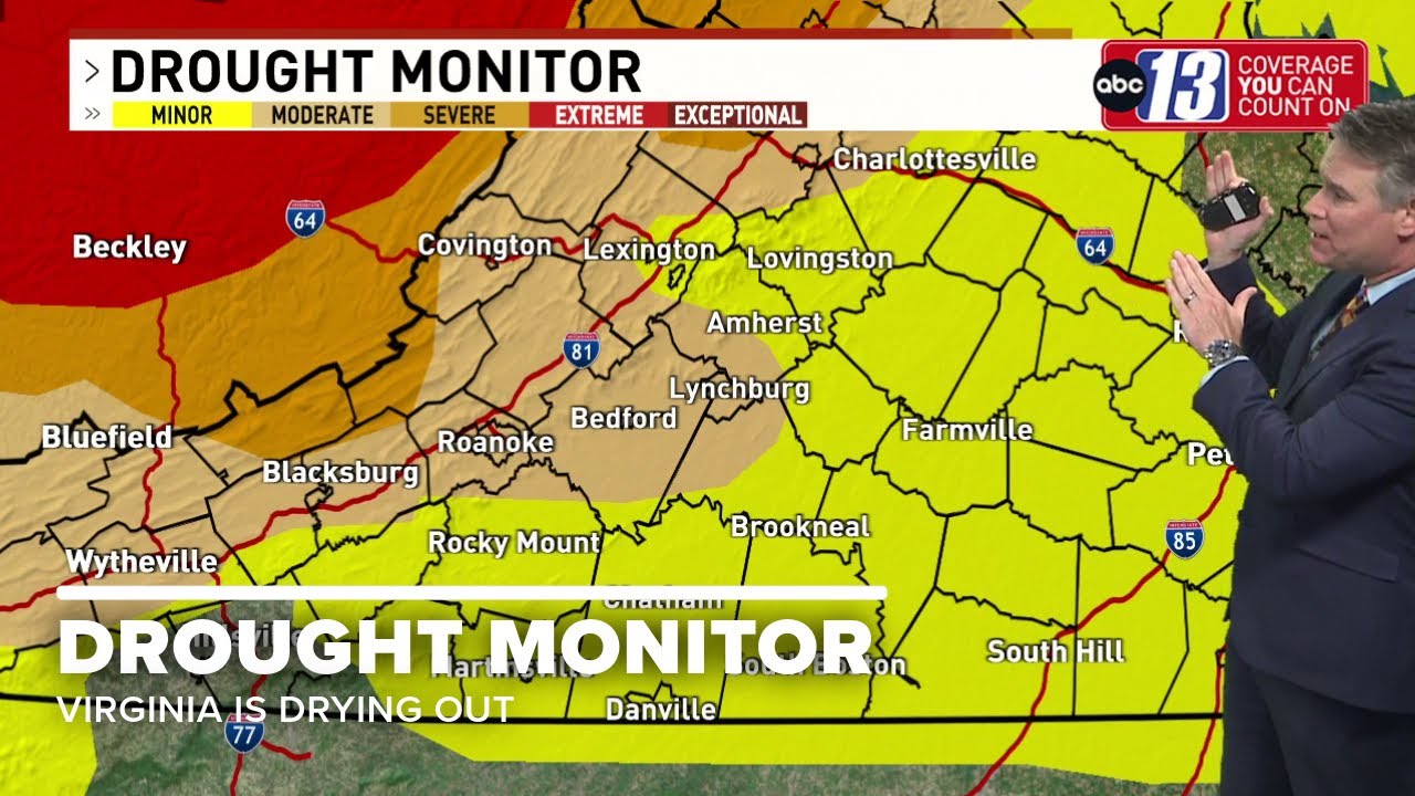 What Virginia's latest drought monitor reveals about the soil - YouTube