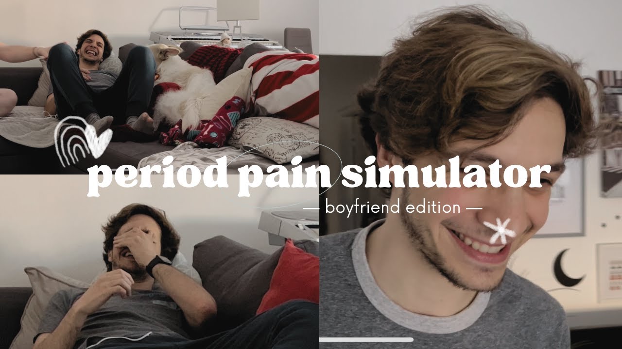 THE CRAMP CHRONICLES 🩸😧 my boyfriend takes on the period pain simulator ...