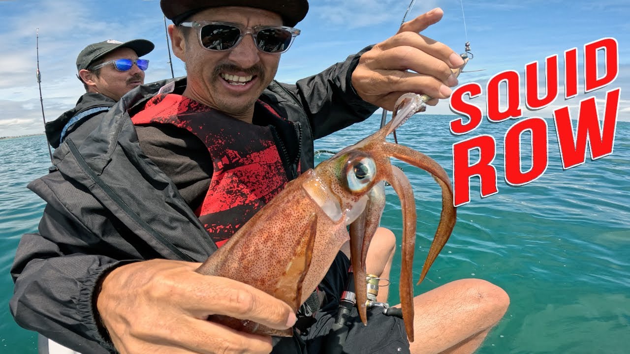 SQUID Tips for catching, cleaning and cooking - Fishing Trip 2 - YouTube