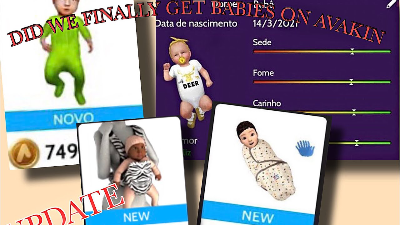 BABIES ARE NOW FINALLY IN AVAKIN LIFE I SCREAMED…😍 | Avakin Life Baby ...