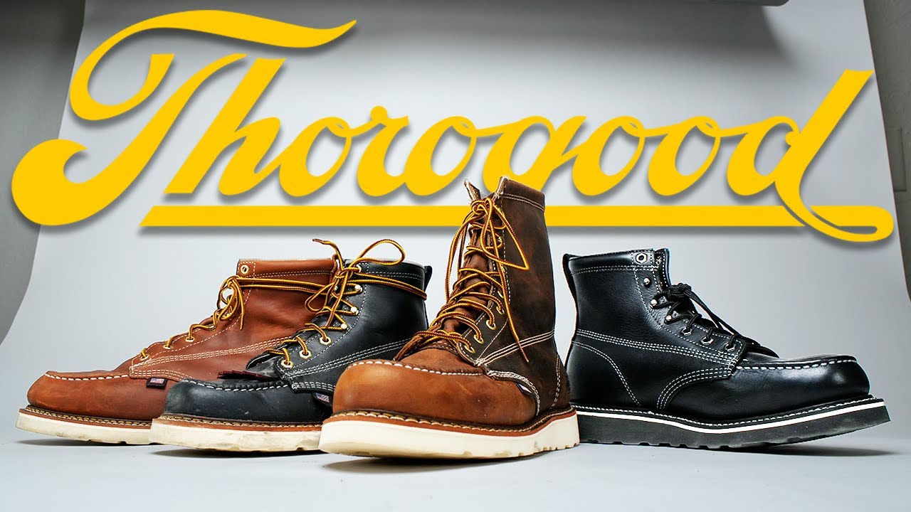 Unboxing $1000 of Thorogood moc toe boots - YouTube