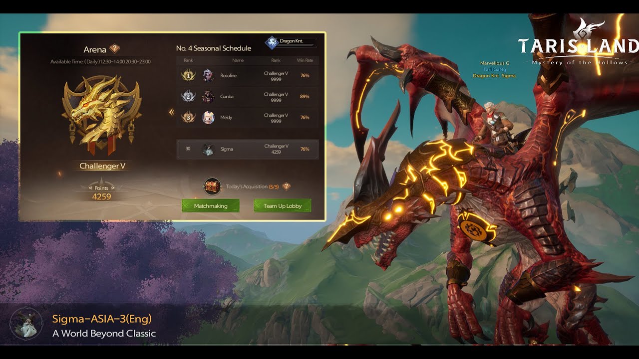 Fire Mage Top Rank Arena Tarisland - YouTube