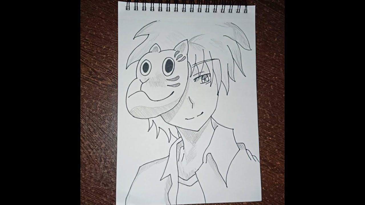 How to draw Gin from Hotarubi no mori e - YouTube