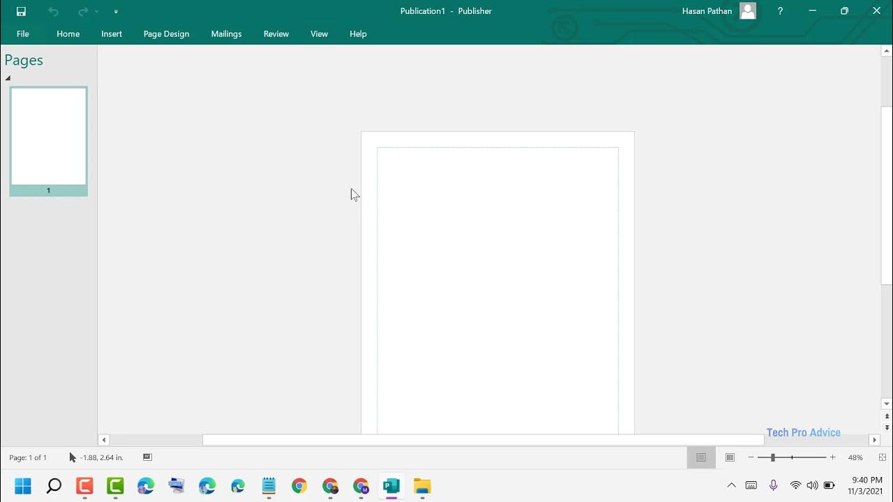 How to Enable or Disable rulers in MS Publisher - YouTube