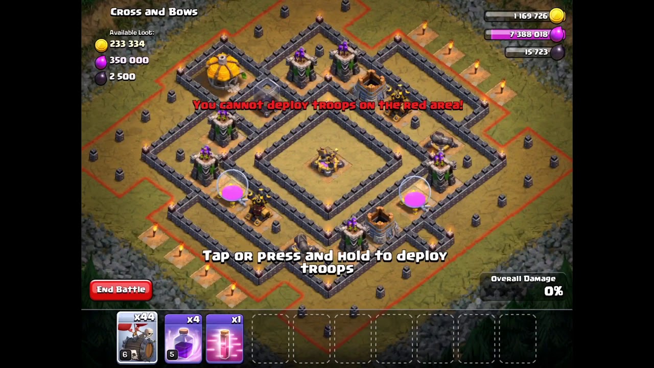 !NEW! Skeleton barrel attack | COC Halloween update - YouTube