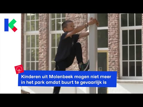 Kinderen uit Molenbeek mogen niet meer gaan spelen in het park omdat de buurt te gevaarlijk is