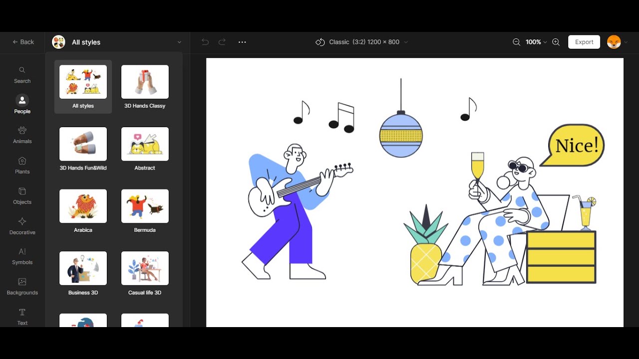 How to create custom vector illustrations from stock content - YouTube