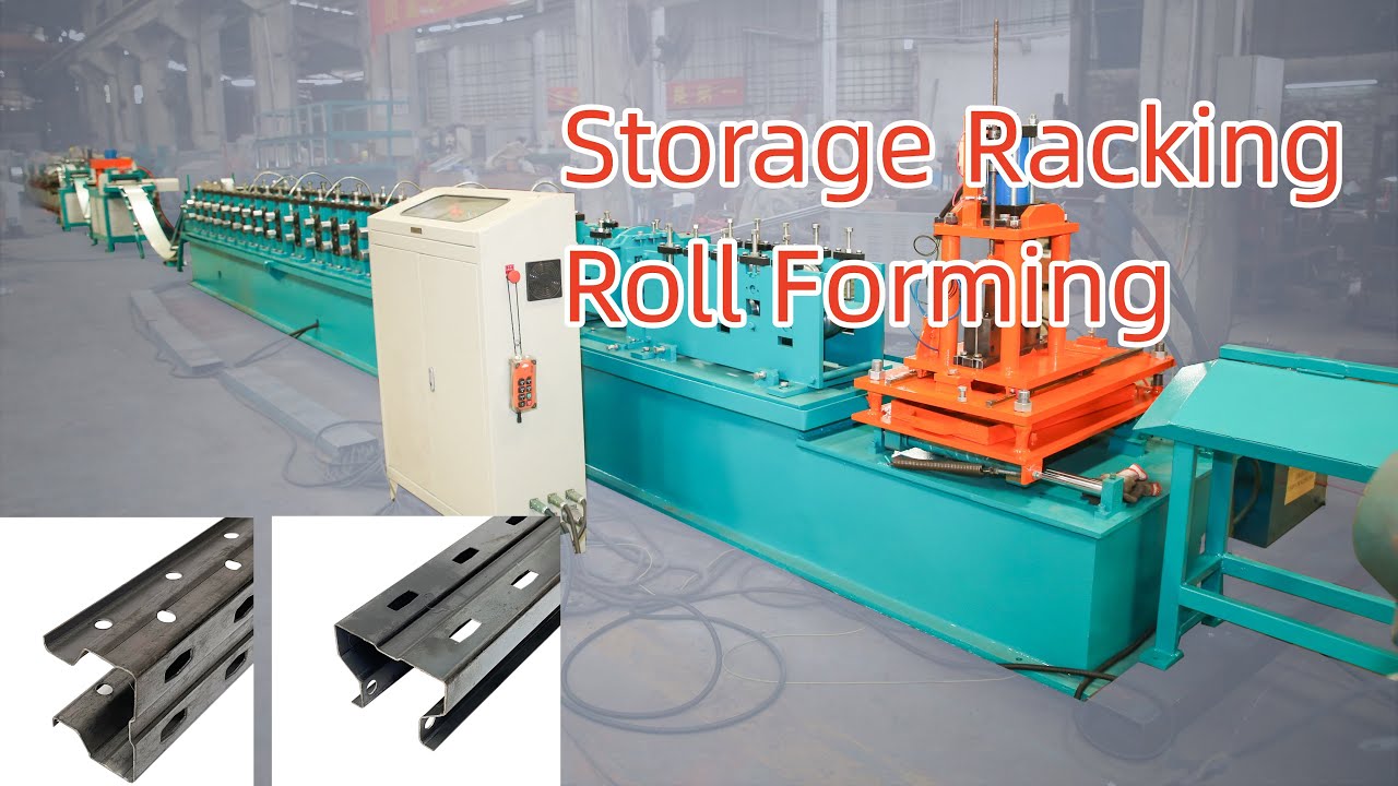 Storage racking upright roll forming machine #rollformingmachine # ...