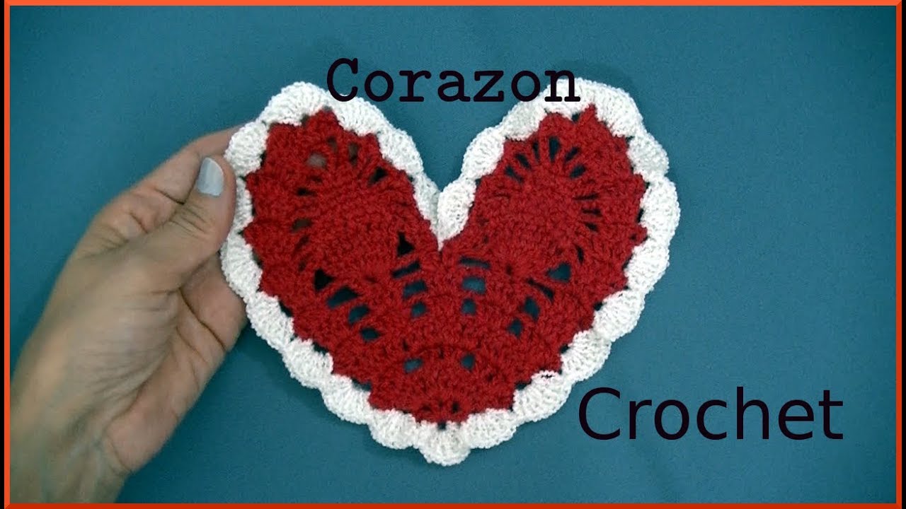 Como hacer un CORAZON a #crochet para el Día del Amor y Amistad ...