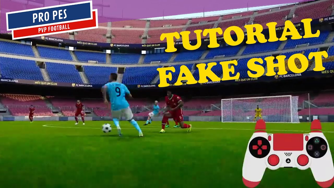eFootball PES Tutorial HOW TO DRIBBLE - Fake shot. - YouTube