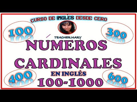 NÚMEROS CARDINALES DEL 100 1000 - YouTube