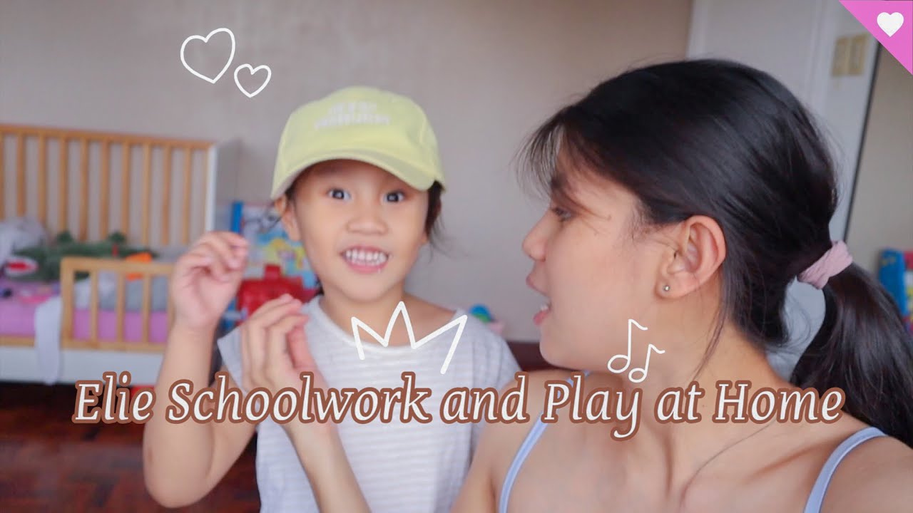 How We Help Elie with Schoolwork and Pretend Play | Day in the LIfe ...