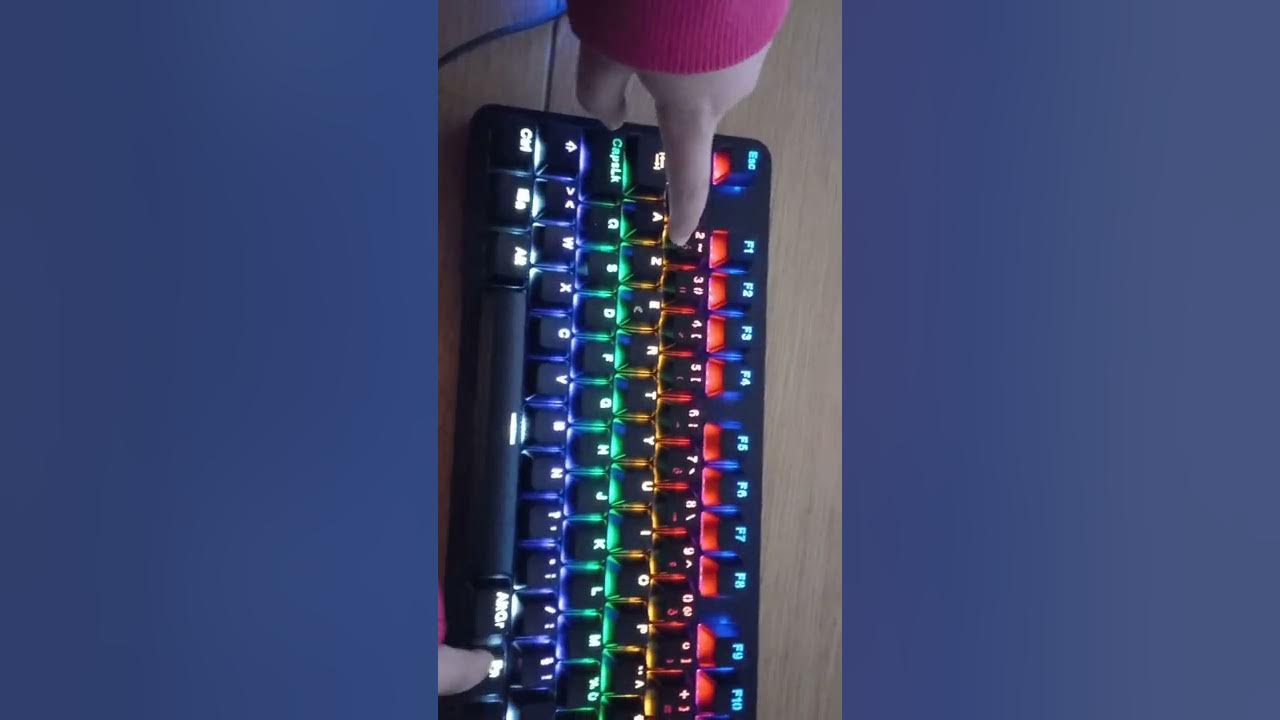 comment mettre de la couleur sur son clavier - YouTube