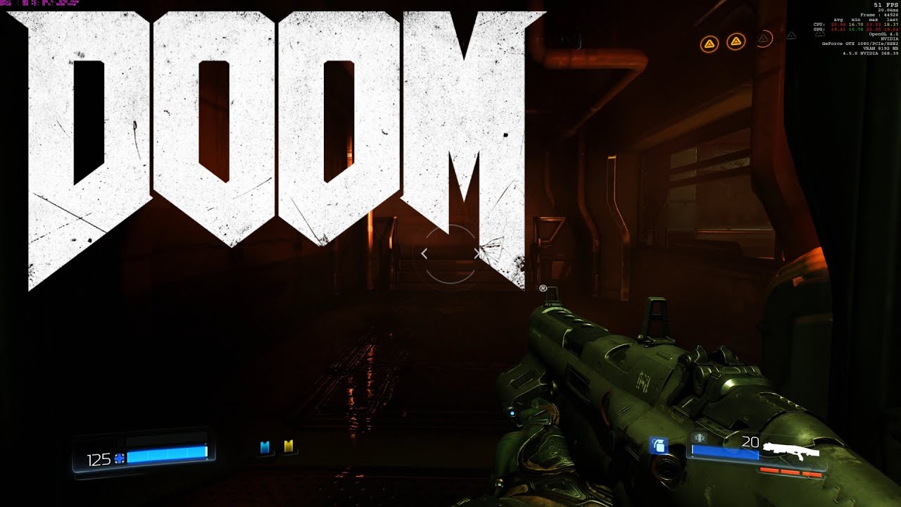 DOOM 4K Gameplay! Driver Update = More FPS! - YouTube