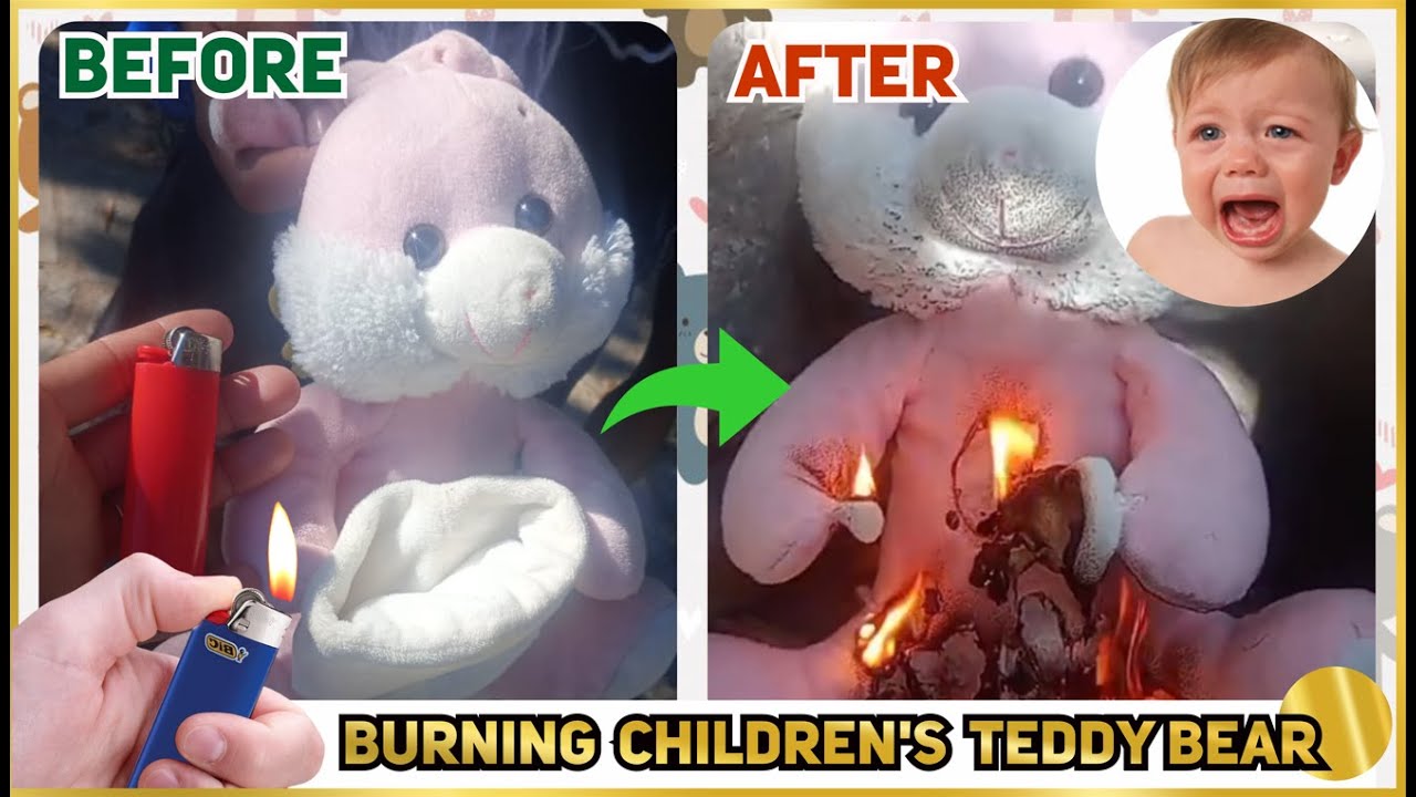 Burning bunny, to order - YouTube