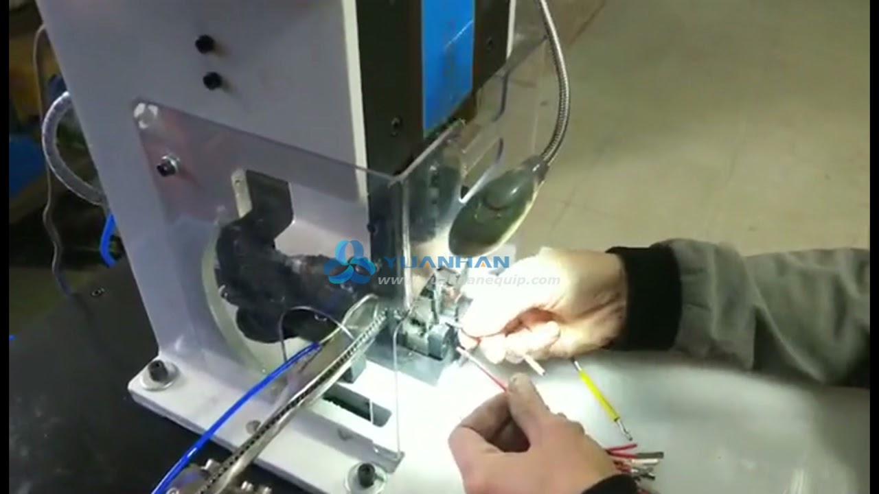 Semi-auto Cable Crimping Machine, Automatic Wire Terminate Machine ...