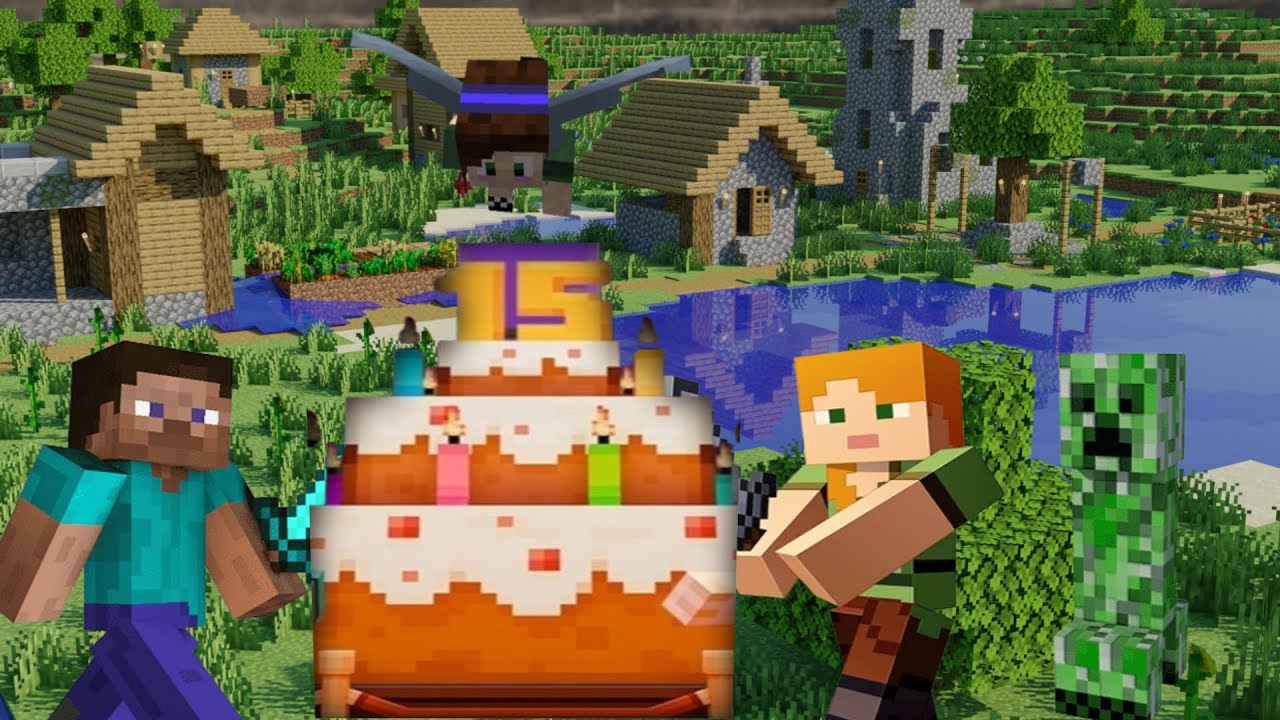 Celebrating 15 years of Minecraft Anniversary celebration....... - YouTube