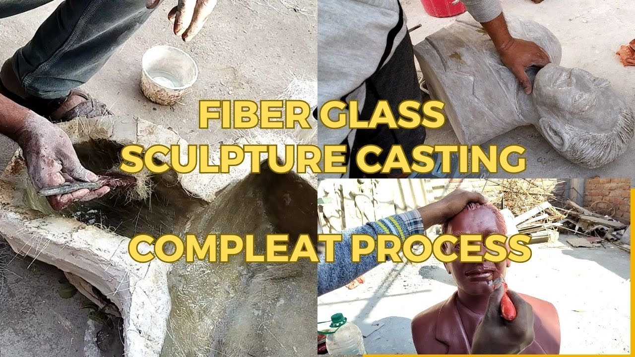 Fiber Glass sculpture Casting compleat process | ganesh kushwah | Art ...