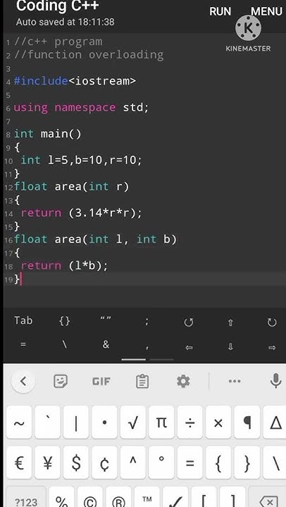 function overloading in c++ - YouTube